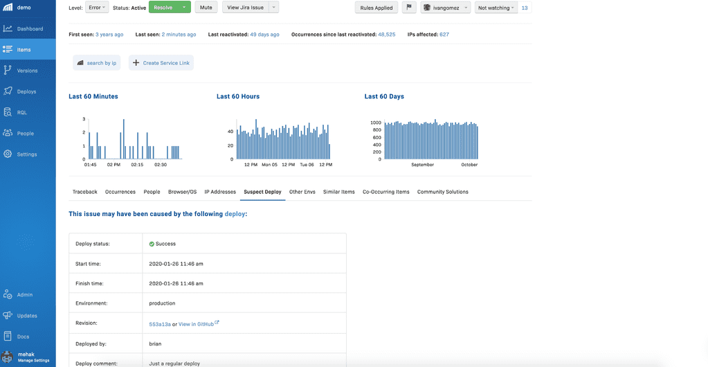 Integrations: Google Cloud | Rollbar