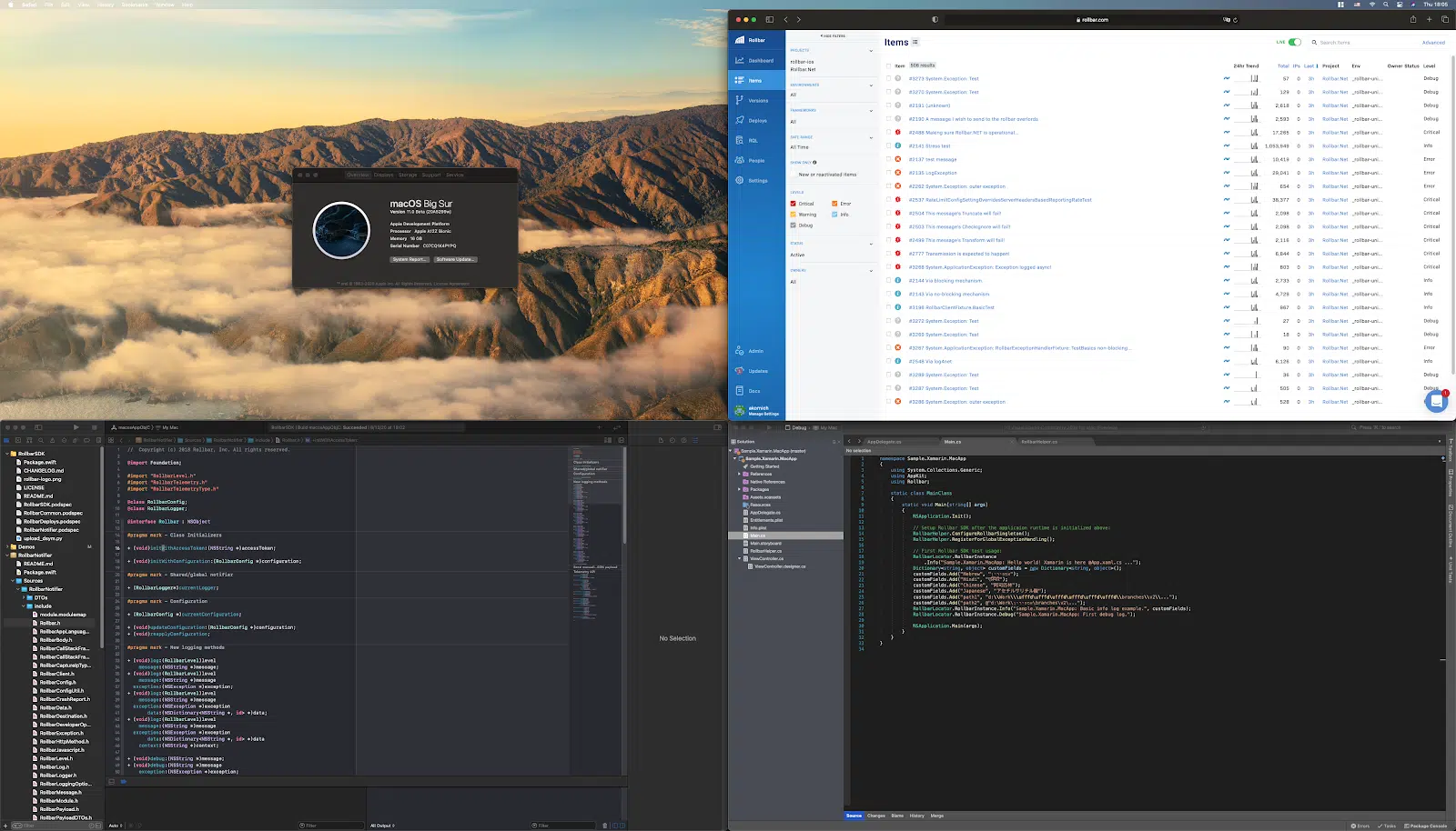 Rollbar SDKs and the new Apple-Silicon Mac Platform | Rollbar