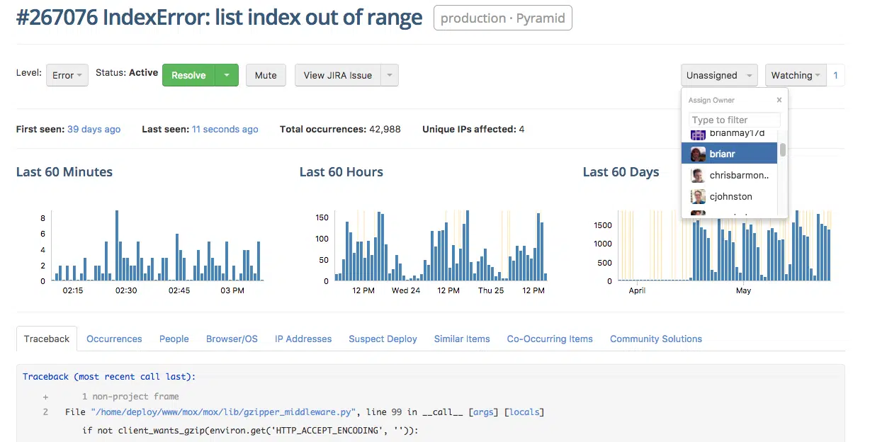 Better workflows for managing errors | Rollbar